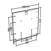 Anti-theft wall mounts - Wall mount anti vandalism - Erard Pro